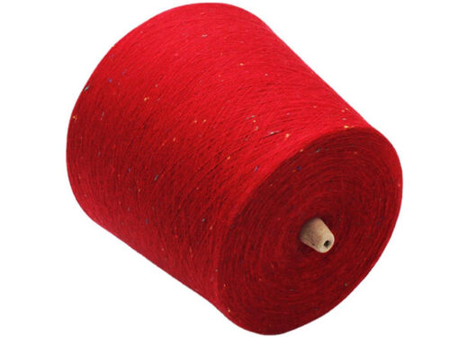 Fancy nep yarn with color fiber for knitting machines - Juntextile