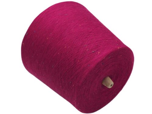 Fancy nep yarn with color fiber for knitting machines - Juntextile